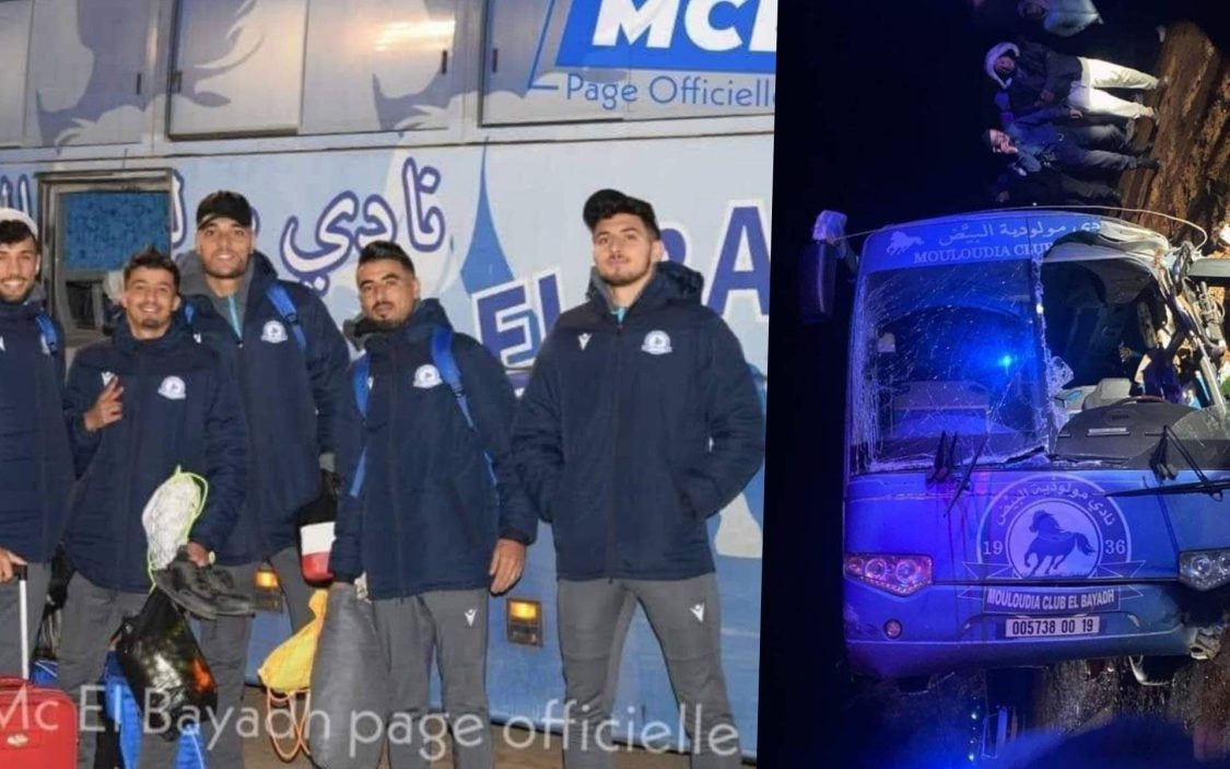 Le bus du MC El Bayadh se renverse, deux décès recensés - Foot-algerie.com